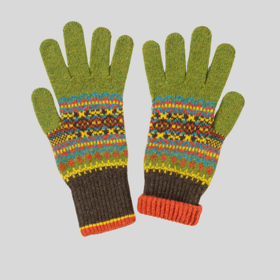 Alloa Glove | ERIBÉ Knitwear | Fairisle Gloves | Made In Scotland