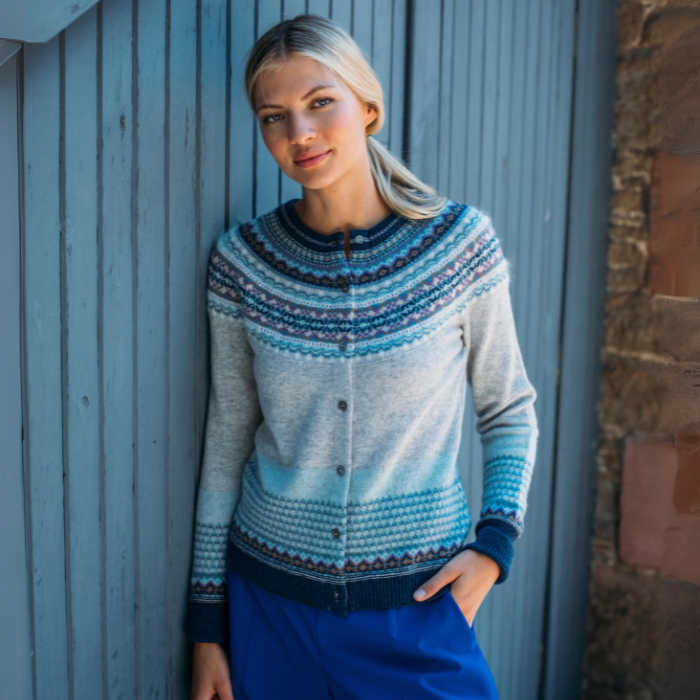 Alpine Cardigan | Fairisle Cardigan | ERIBÉ Knitwear | Scotland