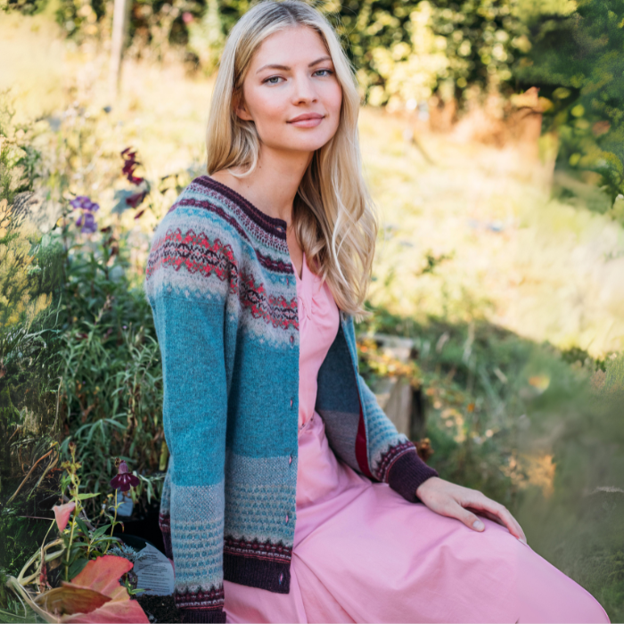 Alpine Cardigan | Fairisle Cardigan | ERIBÉ Knitwear | Scotland