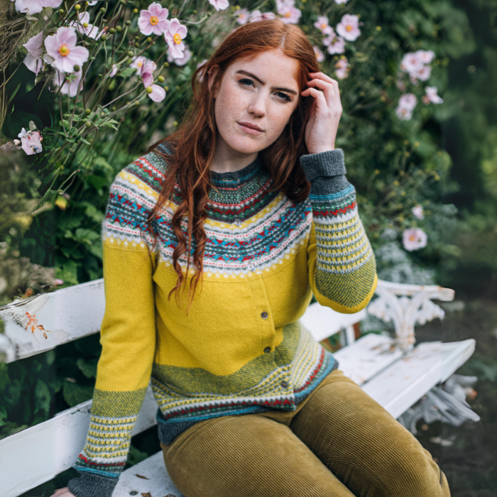 Alpine Cardigan | Fairisle Cardigan | ERIBÉ Knitwear | Scotland