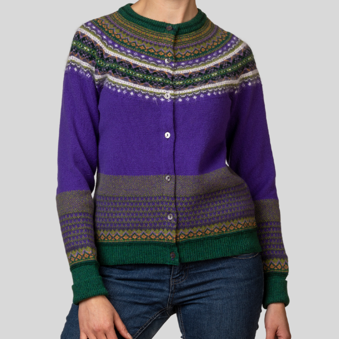 Alpine Cardigan | Fairisle Cardigan | ERIBÉ Knitwear | Scotland