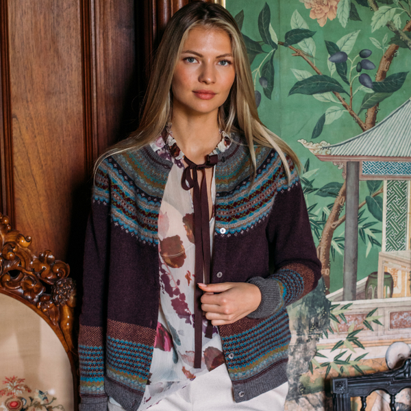 Alpine Cardigan | Fairisle Cardigan | ERIBÉ Knitwear | Scotland