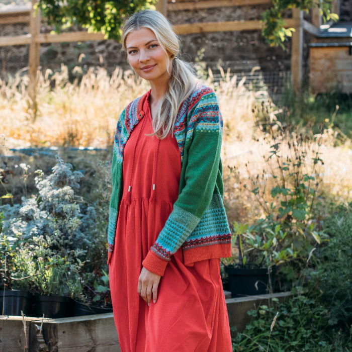 Alpine Cardigan | Fairisle Cardigan | ERIBÉ Knitwear | Scotland