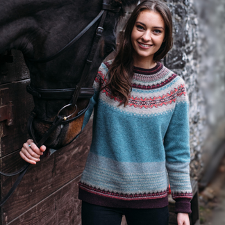 Alpine Sweater | ERIBÉ Knitwear | Fairisle Sweater | Scotland