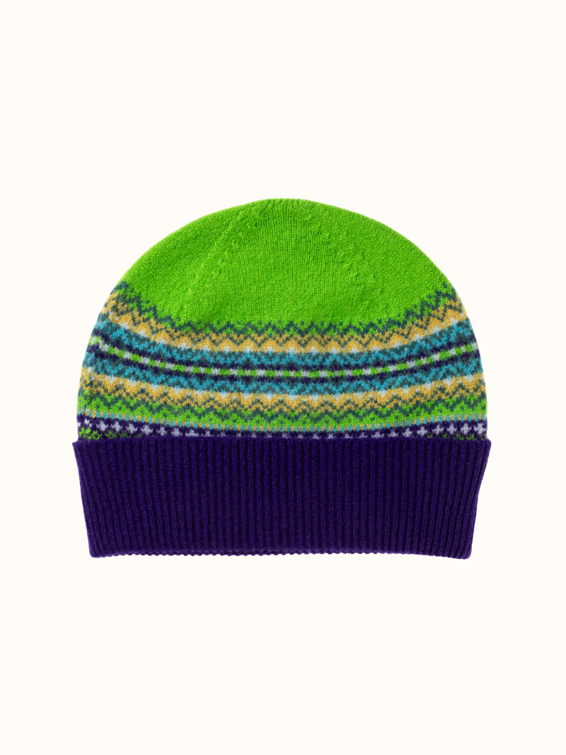 ERIBÉ Unisex Alpine Turnup Hat 100% Merino Wool Made in Scotland ...