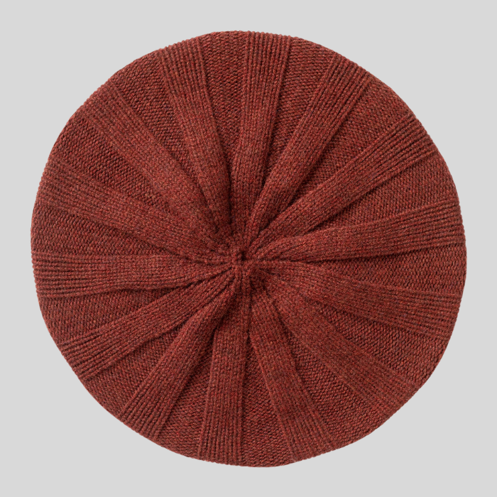 Bowden Rib Beret | ERIBÉ Knitwear | Made In Scotland