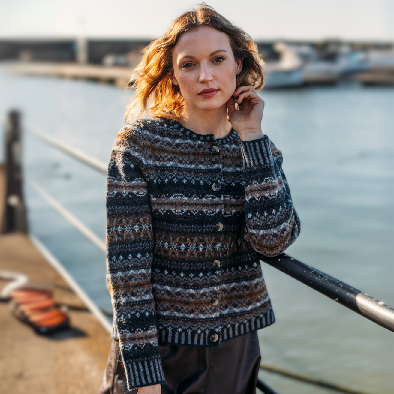 Westray Fairisle Cardigan | ERIBÉ Knitwear