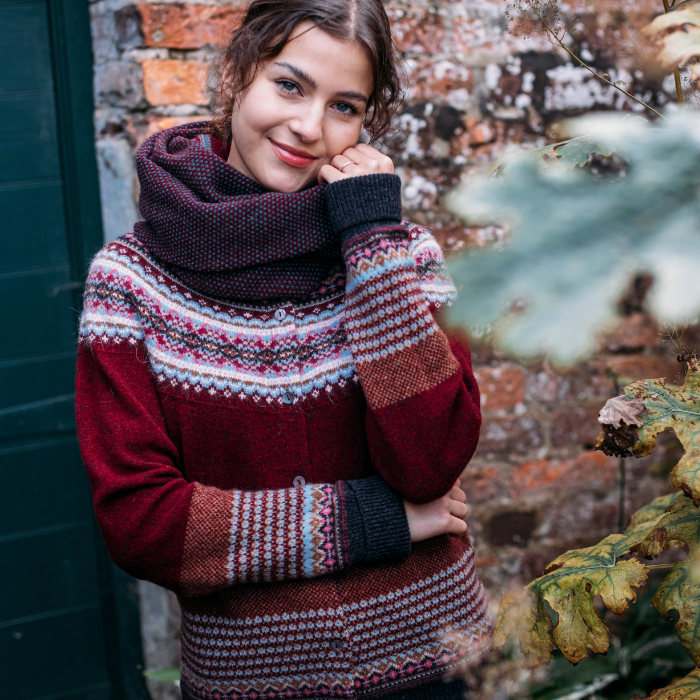 Alpine Cardigan | Fairisle Cardigan | ERIBÉ Knitwear | Scotland