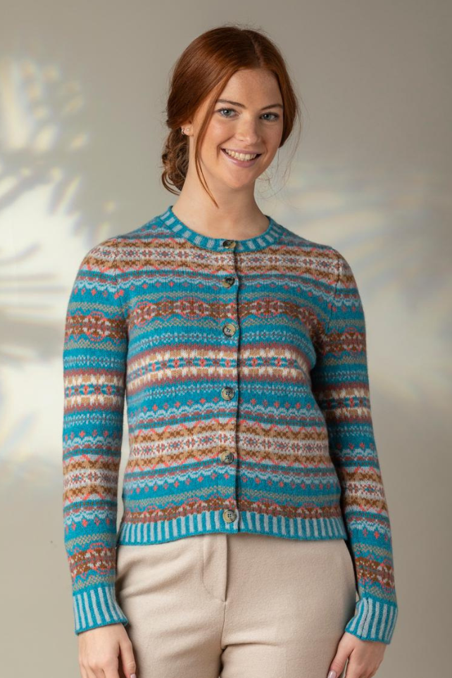 ERIBÉ Women's Kinross Cardigan - 100% Superfine RWS Merino Lambs Wool ...