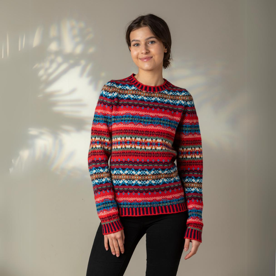 Kinross Fairisle Sweater | ERIBÉ Knitwear | Made In Scotland