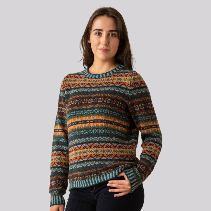 Kinross Fairisle Sweater | ERIBÉ Knitwear | Made In Scotland