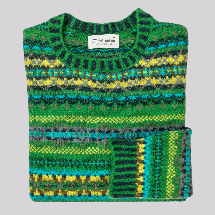 Kinross Fairisle Sweater | ERIBÉ Knitwear | Made In Scotland