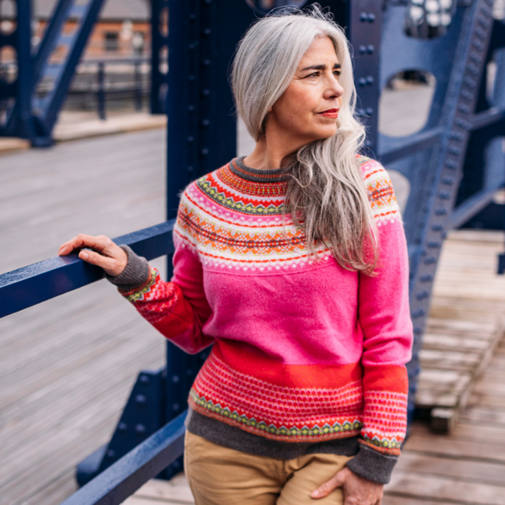 Alpine Sweater | ERIBÉ Knitwear | Fairisle Sweater | Scotland