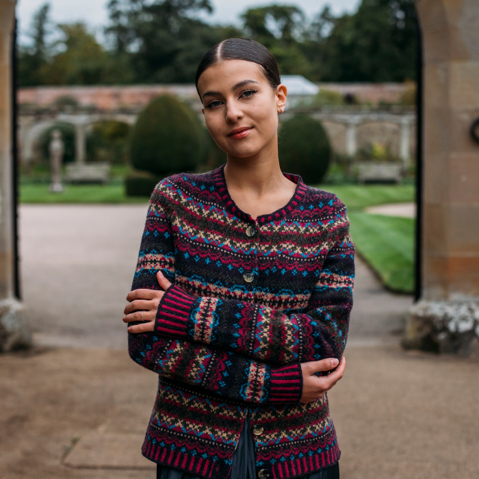 Westray Fairisle Cardigan | ERIBÉ Knitwear