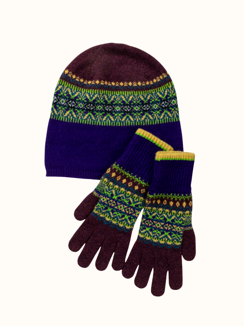 Alloa Beanie & Gloves Set - Sirius – ERIBÉ Knitwear