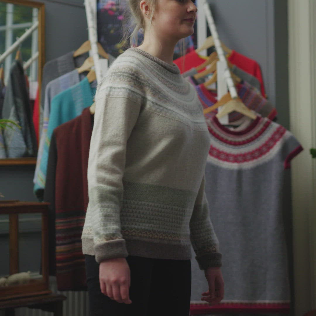 Alpine Sweater | ERIBÉ Knitwear | Fairisle Sweater | Scotland